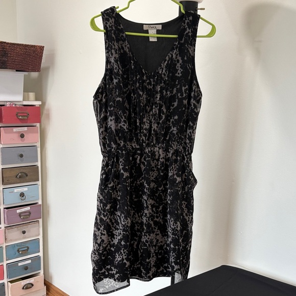 Pinky | Dresses | Pinky Black And Gray Midi Dress | Poshmark